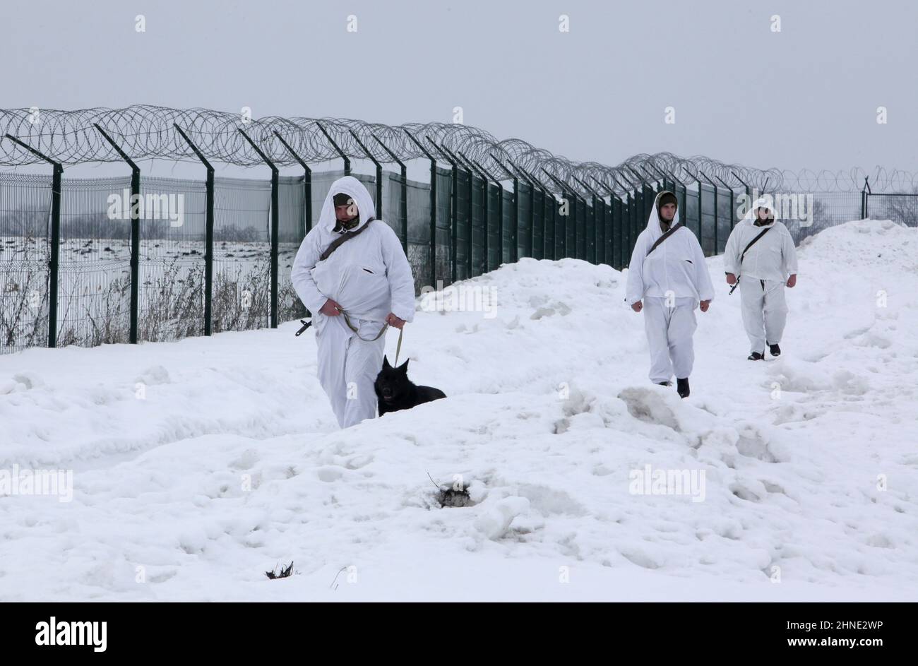 Ukrainian border guards patrol hi-res stock photography and images - Alamy