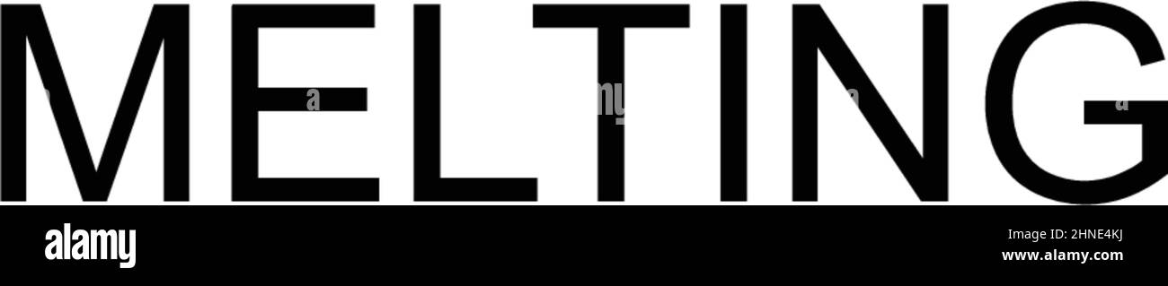 Melting Simple vector icon. Illustration symbol design template for web ...