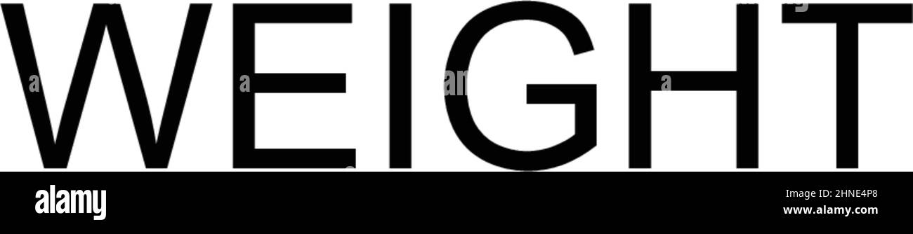 Weight Simple vector icon. Illustration symbol design template for web ...