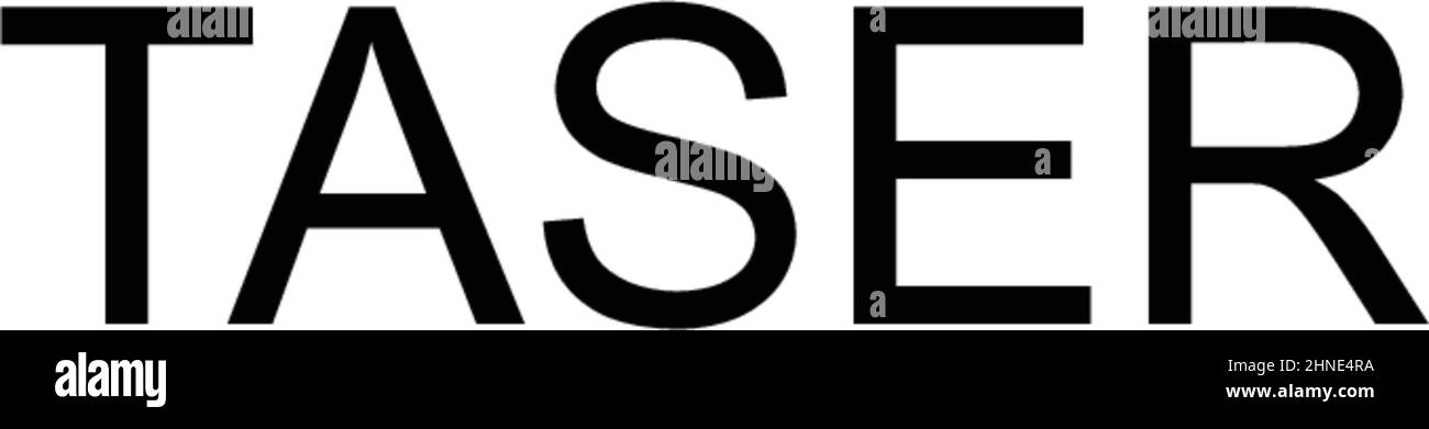 Taser Simple vector icon. Illustration symbol design template for web ...