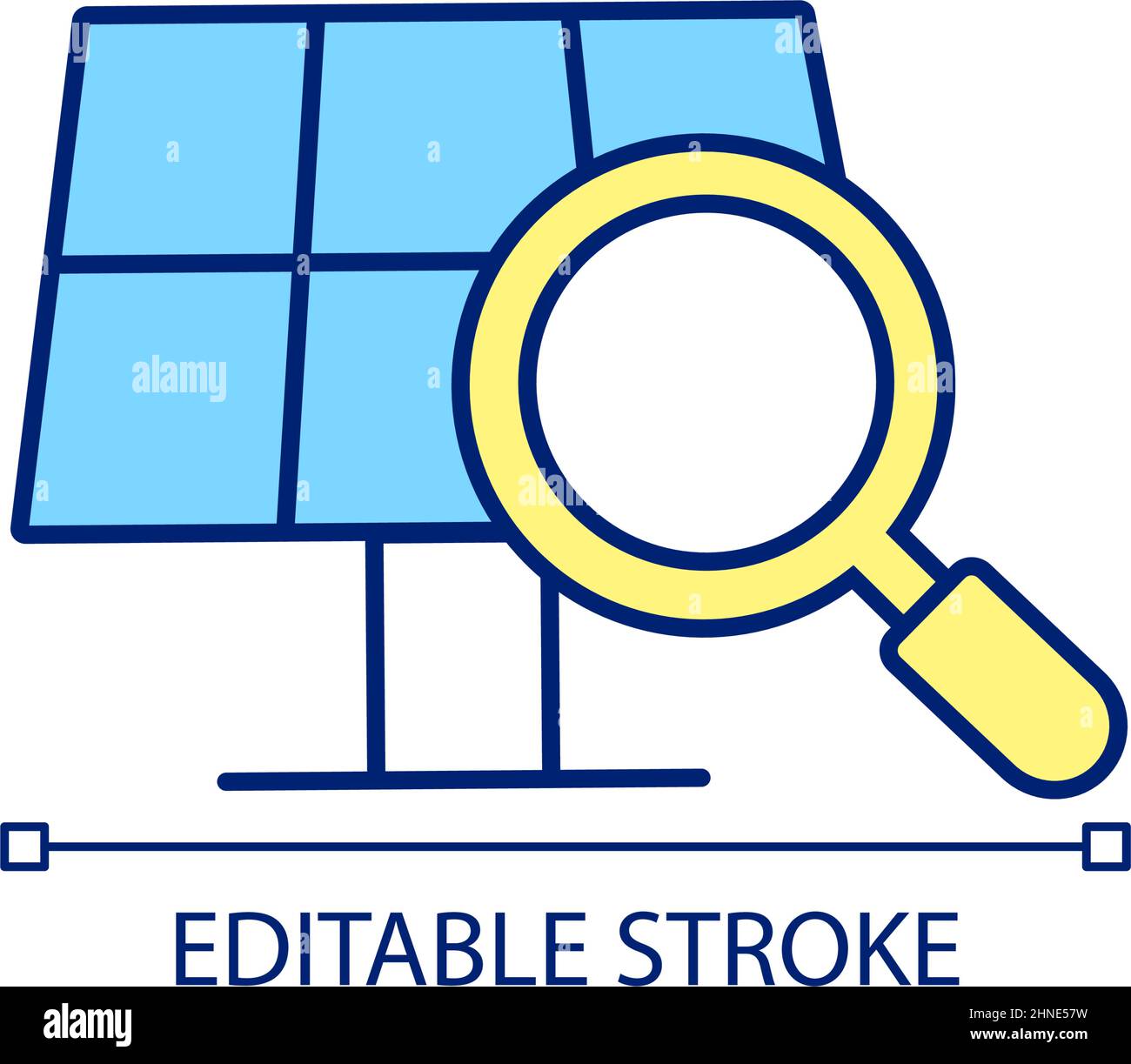Solar panel quality control Stock Vector Images - Alamy
