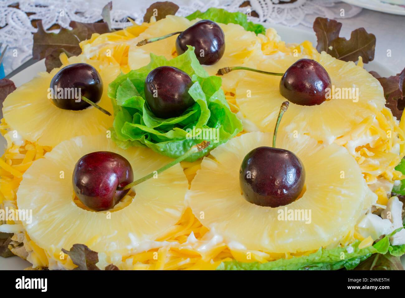 food background with party food Stock Photo - Alamy
