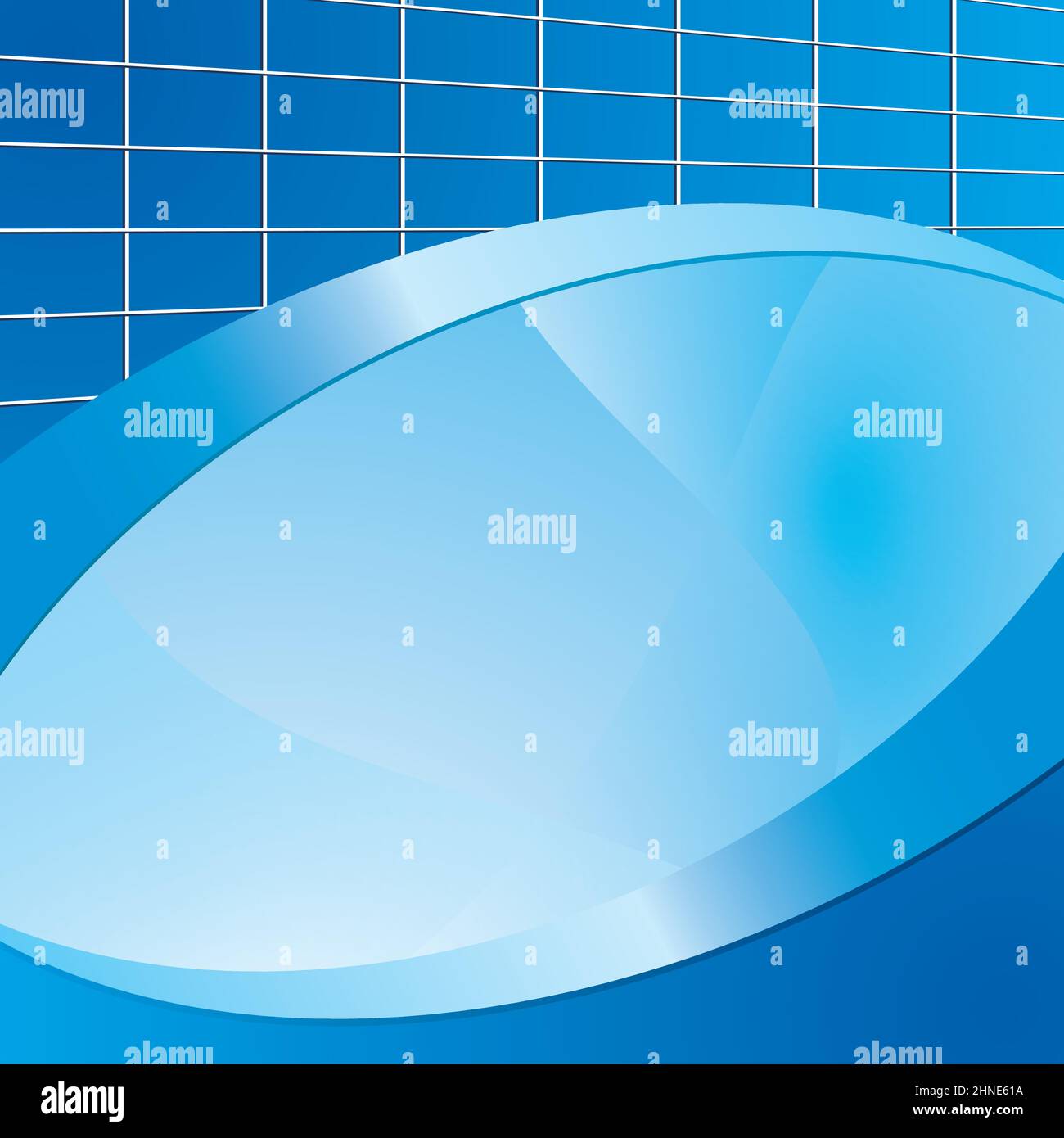 bright blue background with blue frame - vector Stock Vector Image ...