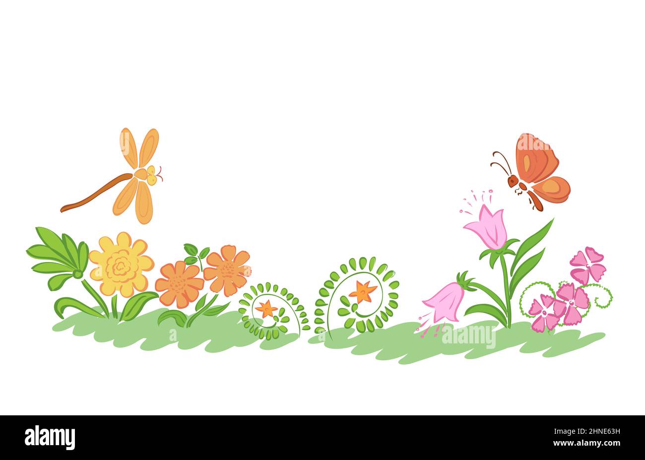 Bright light plants Stock Vector Images - Alamy