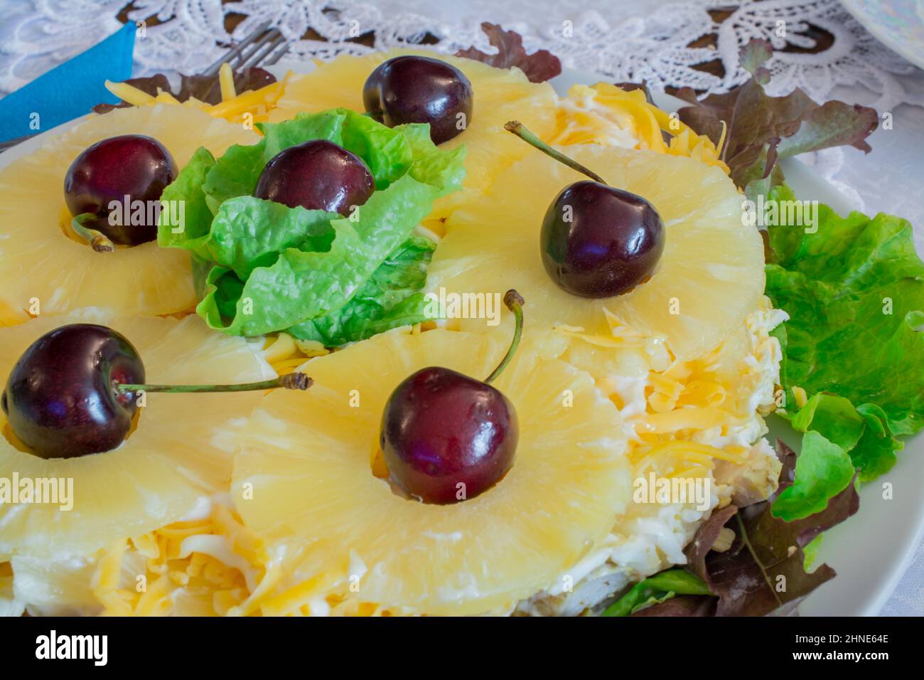 food background with party food Stock Photo - Alamy