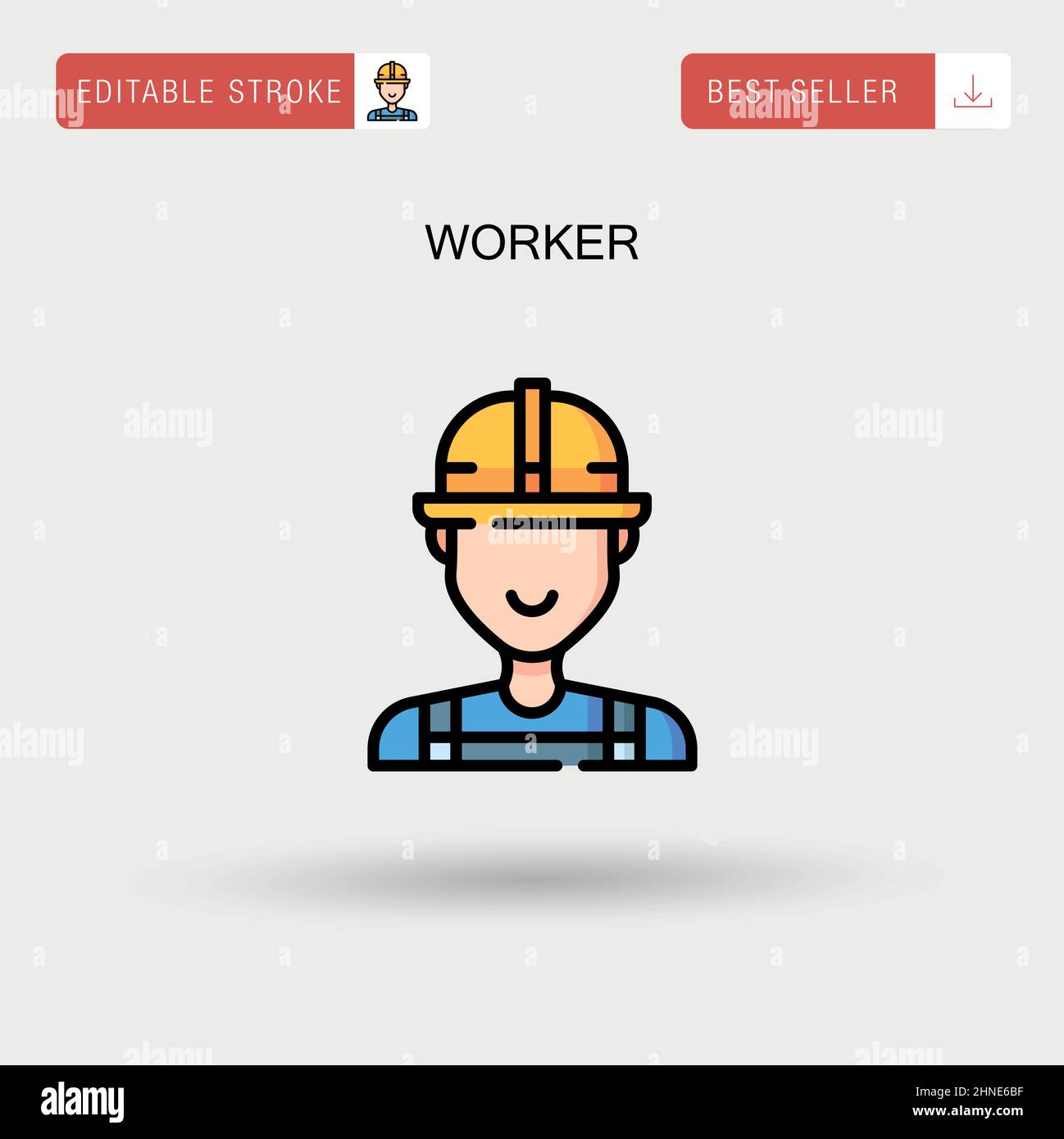 Manager to factory worker Stock Vector Images - Alamy