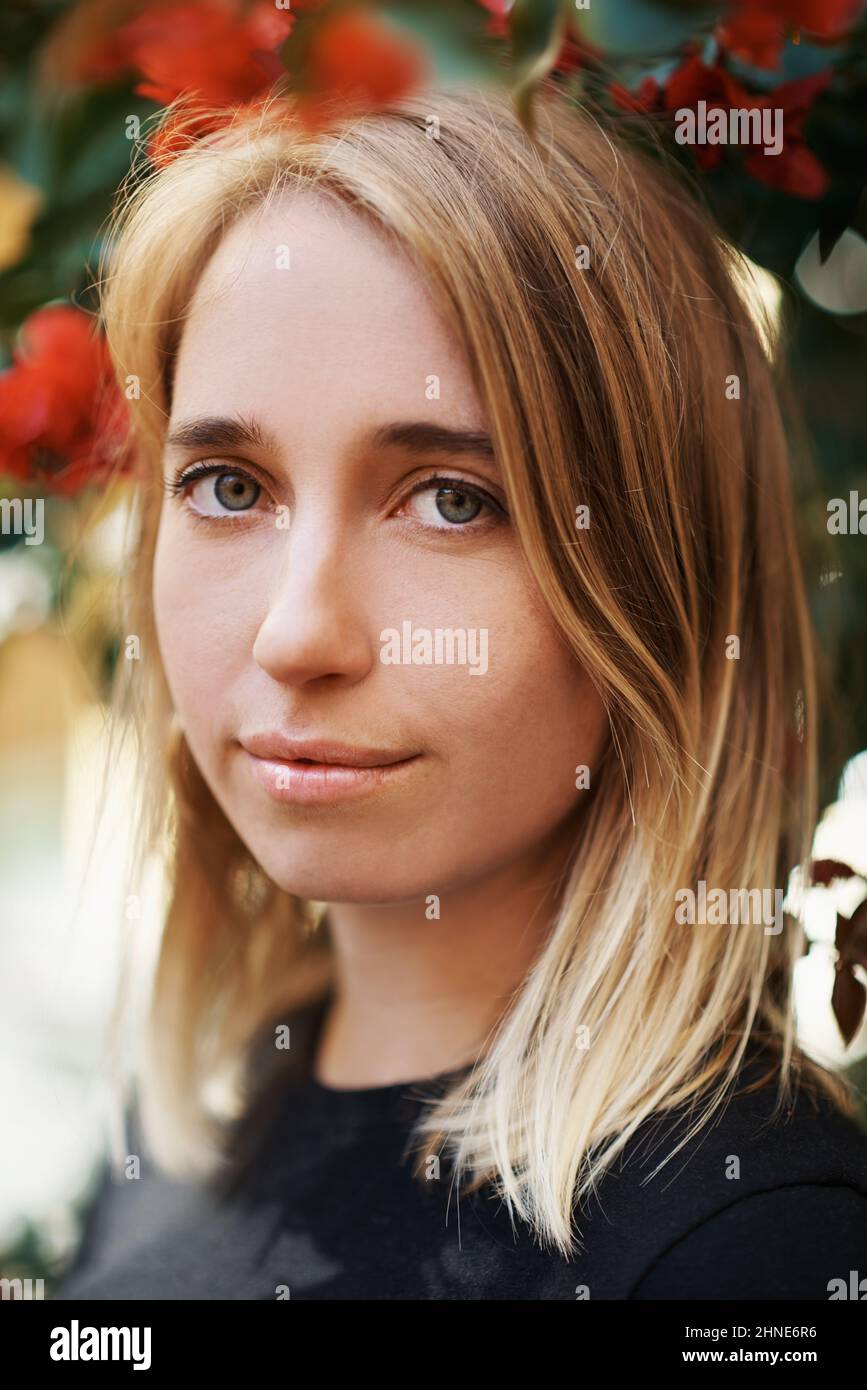 Her beauty shines naturally Stock Photo - Alamy