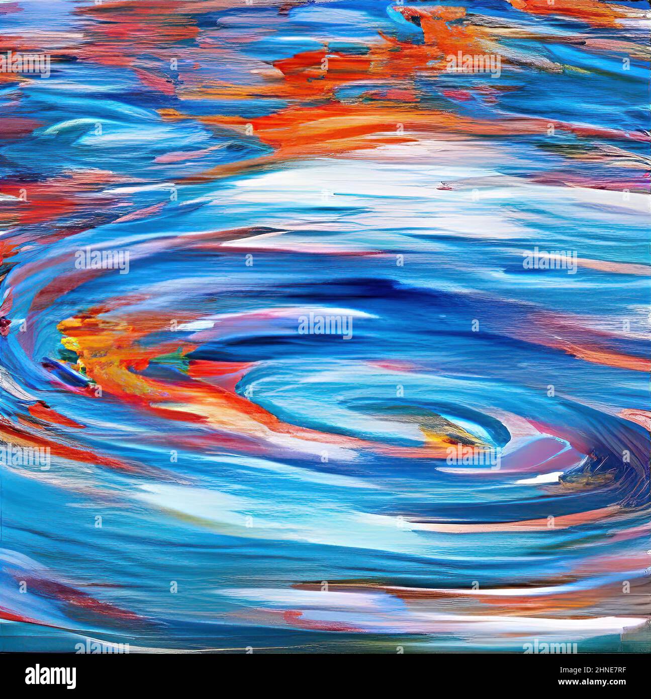 Artistic background image. Contemporary art. Composition of Color and ...