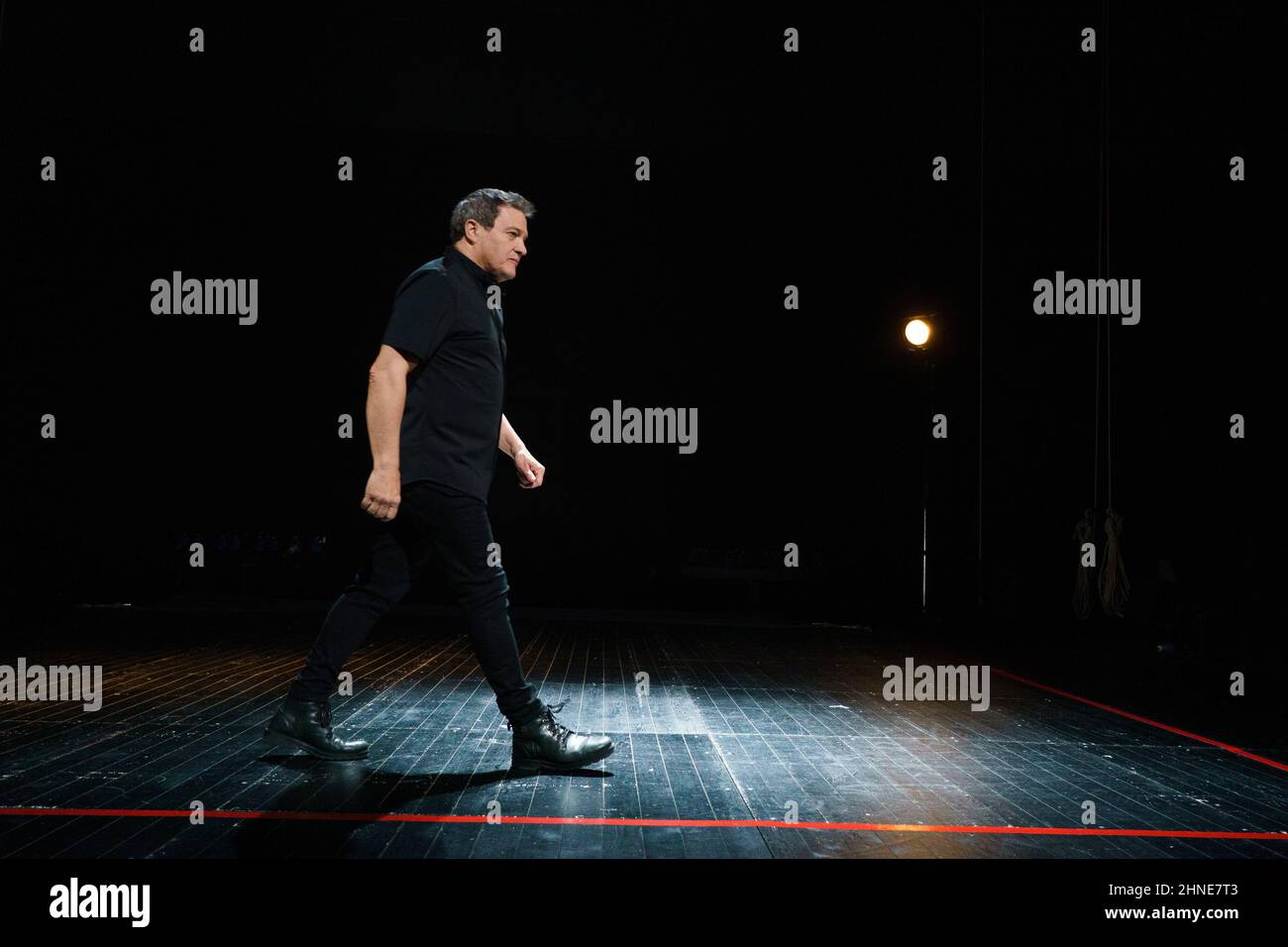 Madrid, Spain. 16th Feb, 2022. Pedro Mari Sánchez performs during the ...