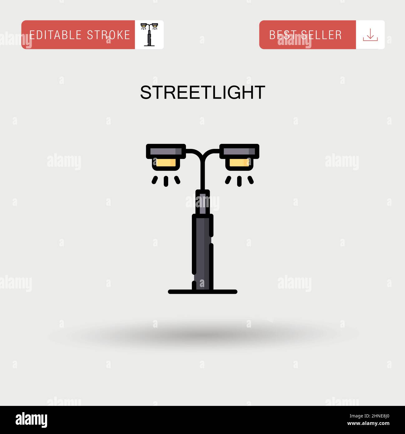 Street lamp post building Stock Vector Images - Alamy