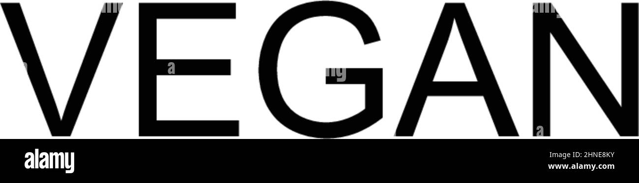 Vegan Simple vector icon. Illustration symbol design template for web ...