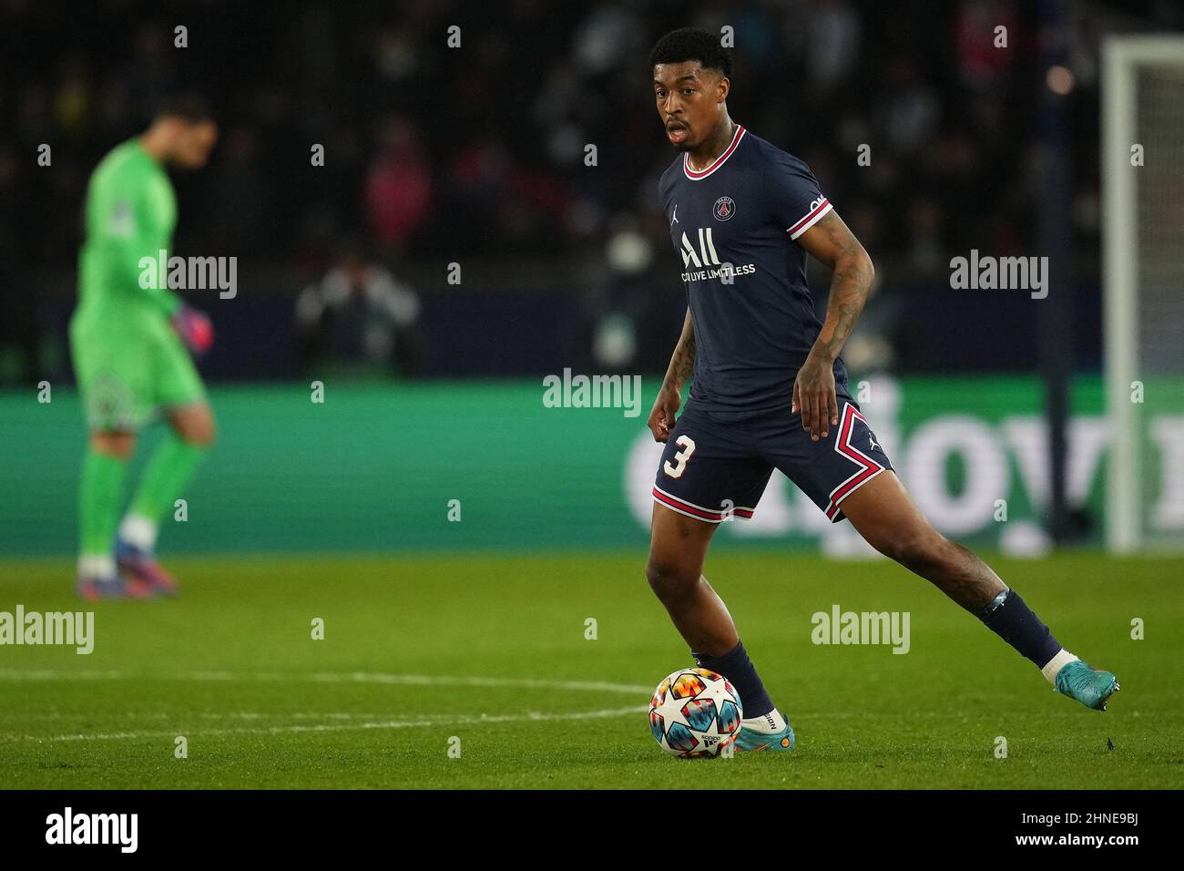 Presnel Kimpembe of PSG during the UEFA Champions League match between ...