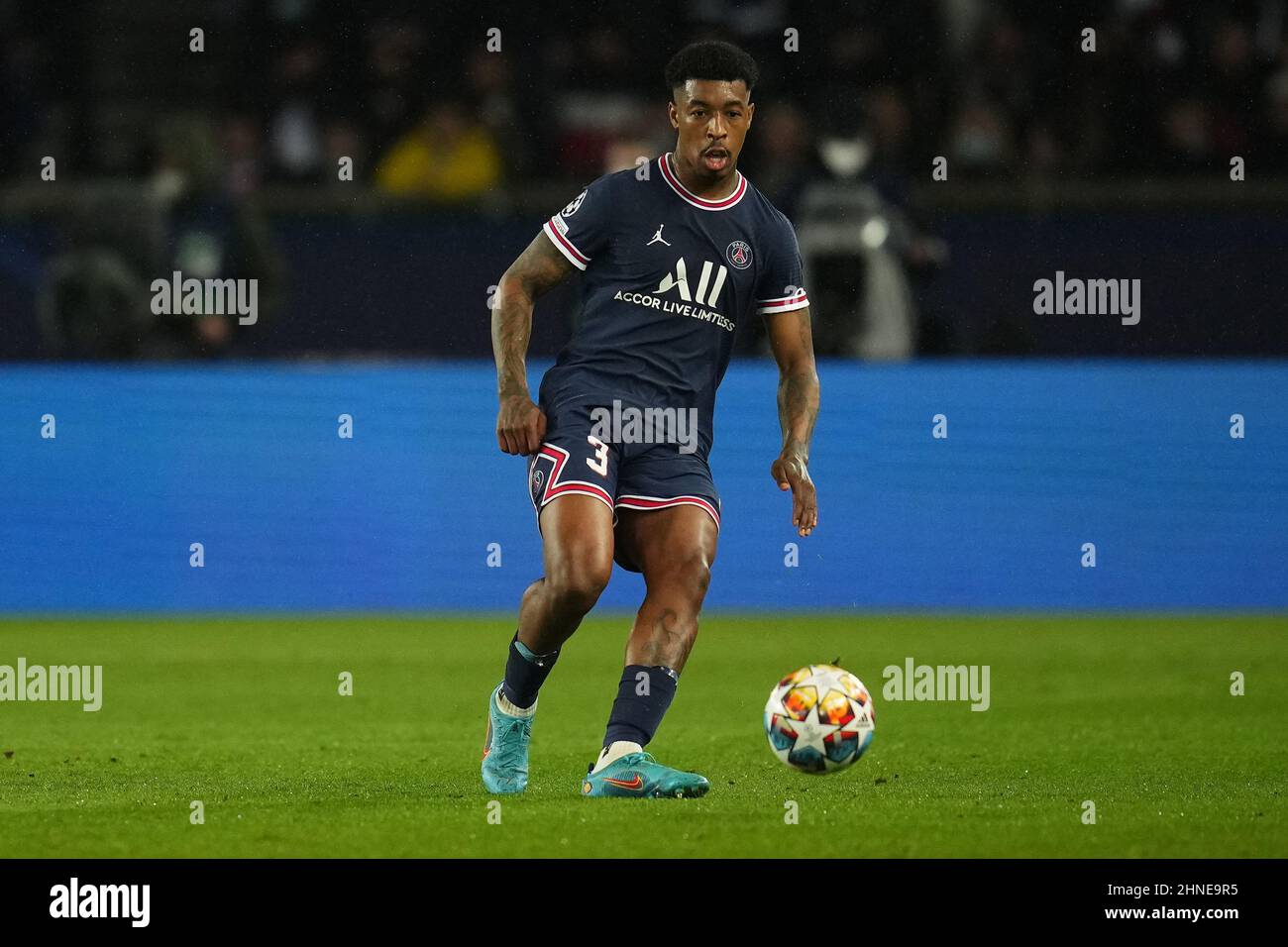 Presnel Kimpembe of PSG during the UEFA Champions League match between ...