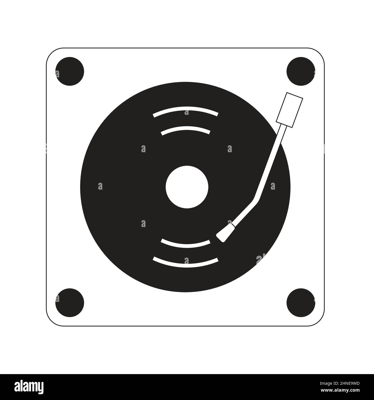 Record player old fashioned Stock Vector Images - Alamy