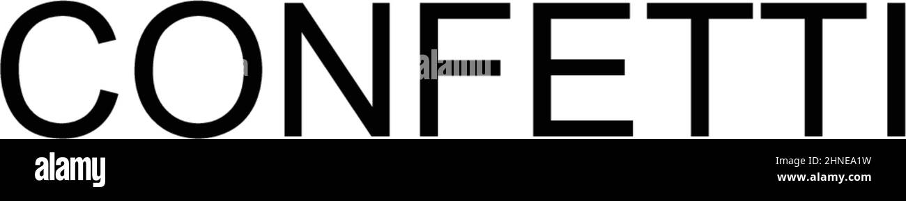 Confetti Simple vector icon. Illustration symbol design template for ...