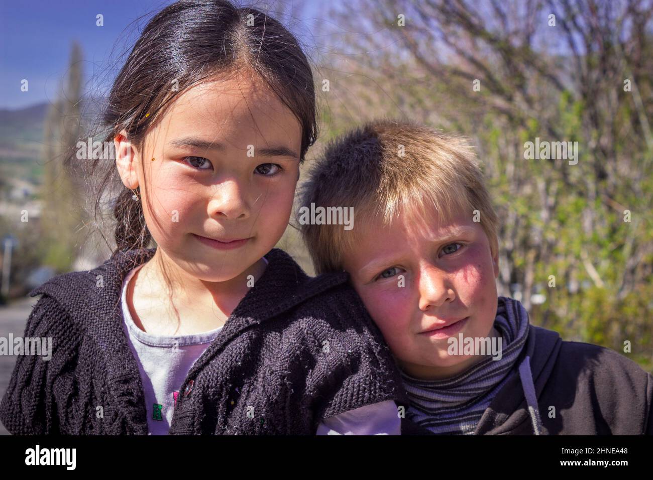 Kazakh children hi-res stock photography and images - Alamy