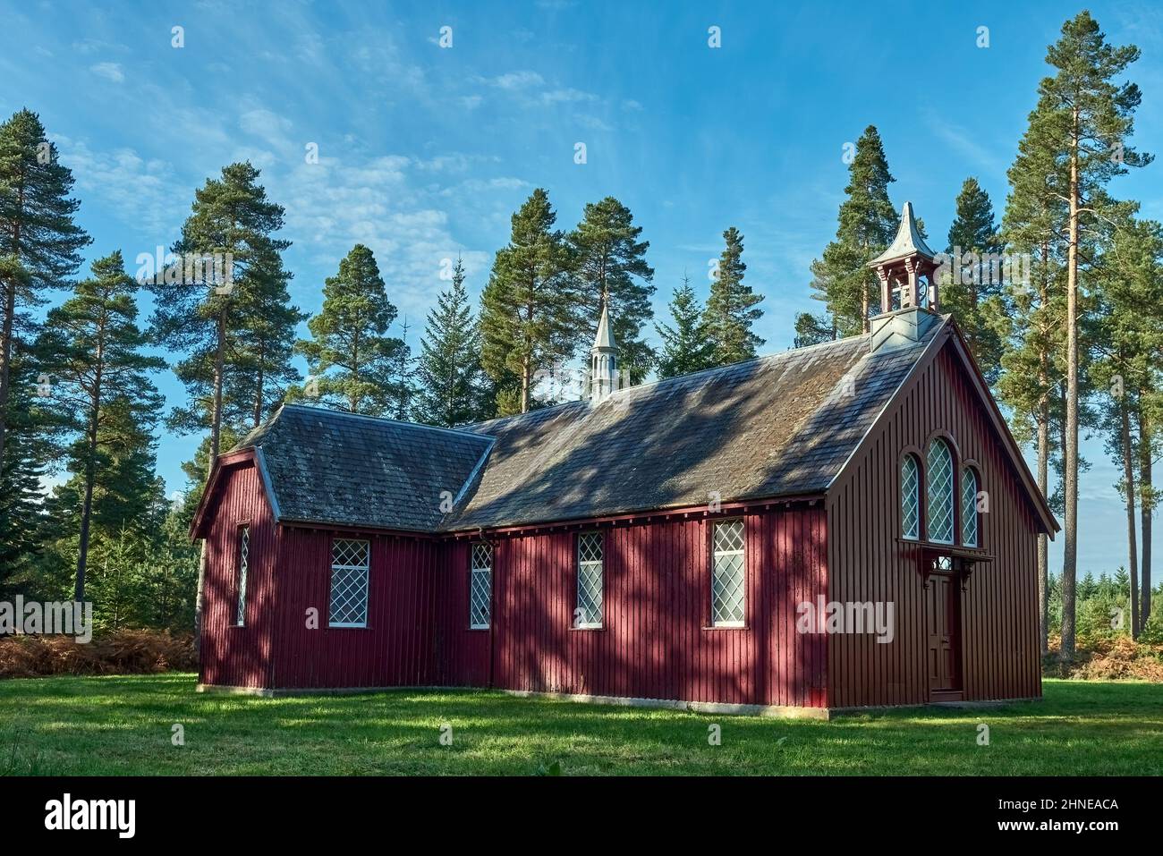 Red Chapel, Altyre Stock Photo - Alamy