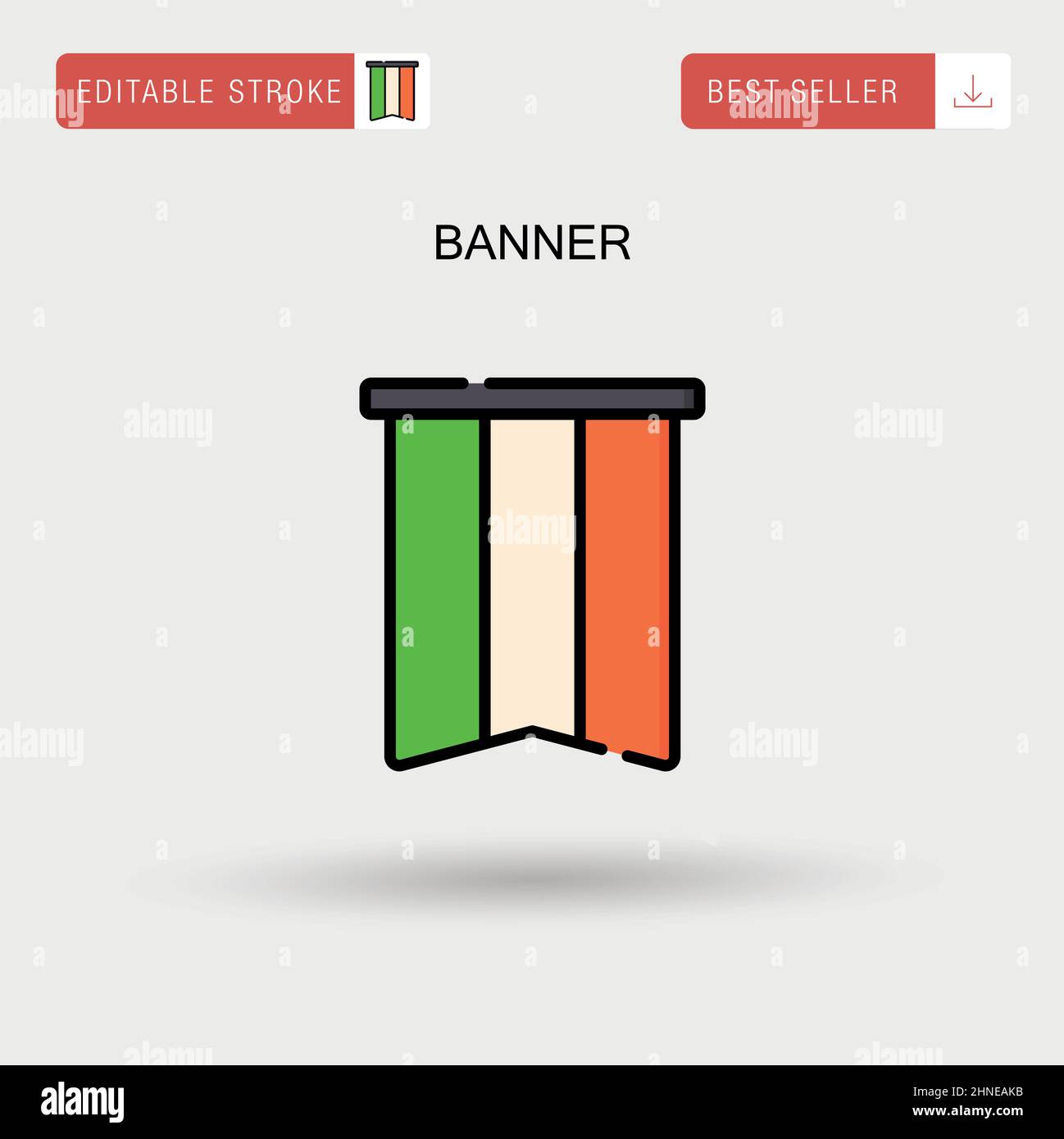 Banner simple Stock Vector Images - Alamy