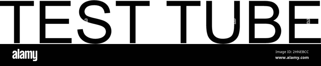 Test tube Simple vector icon. Illustration symbol design template for ...