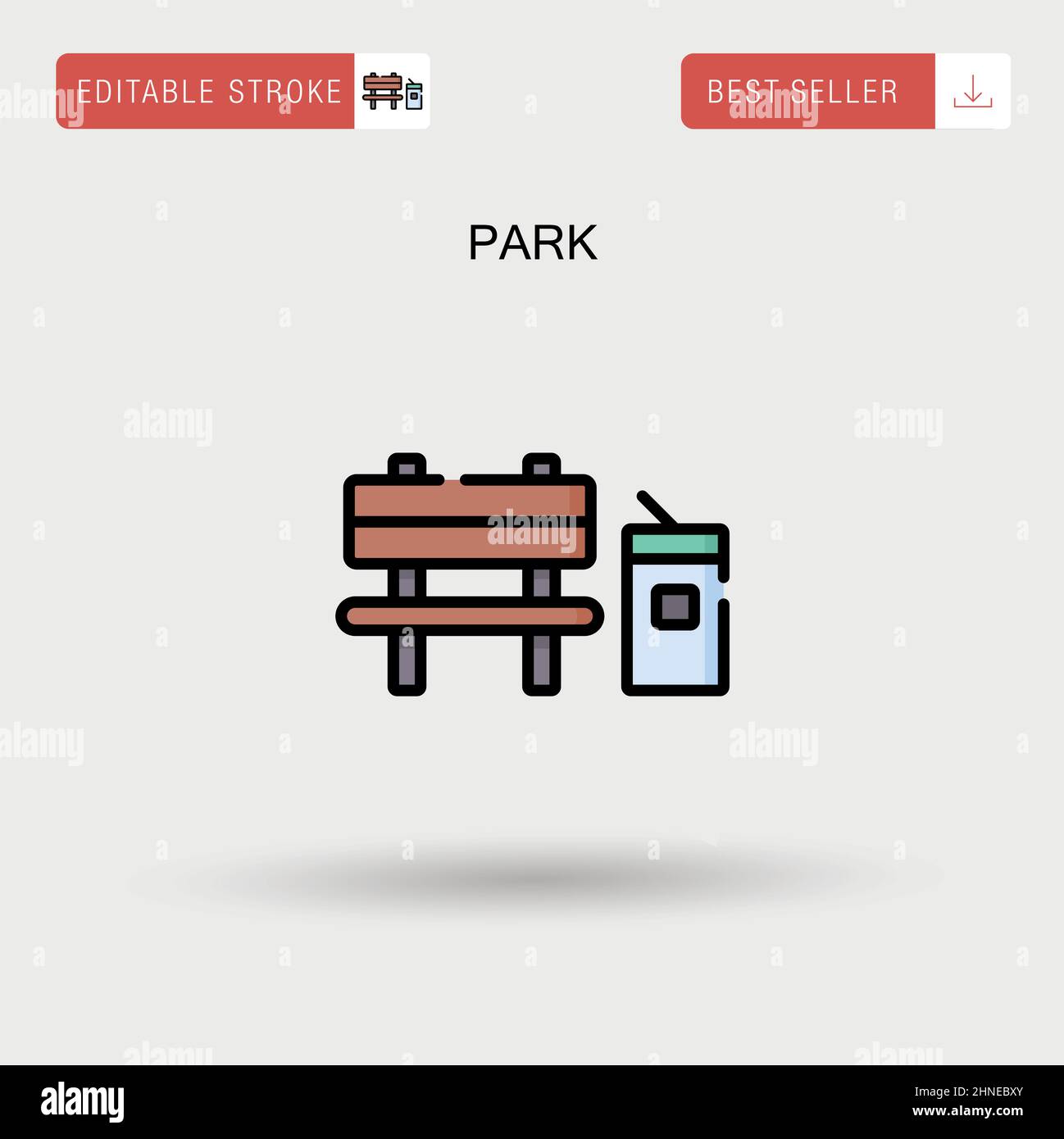 Park Simple vector icon Stock Vector Image & Art - Alamy