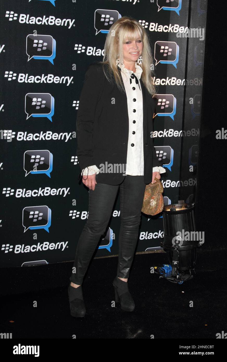 London, UK. Jo Wood at the Blackberry BBM Party, held at the Bankside ...