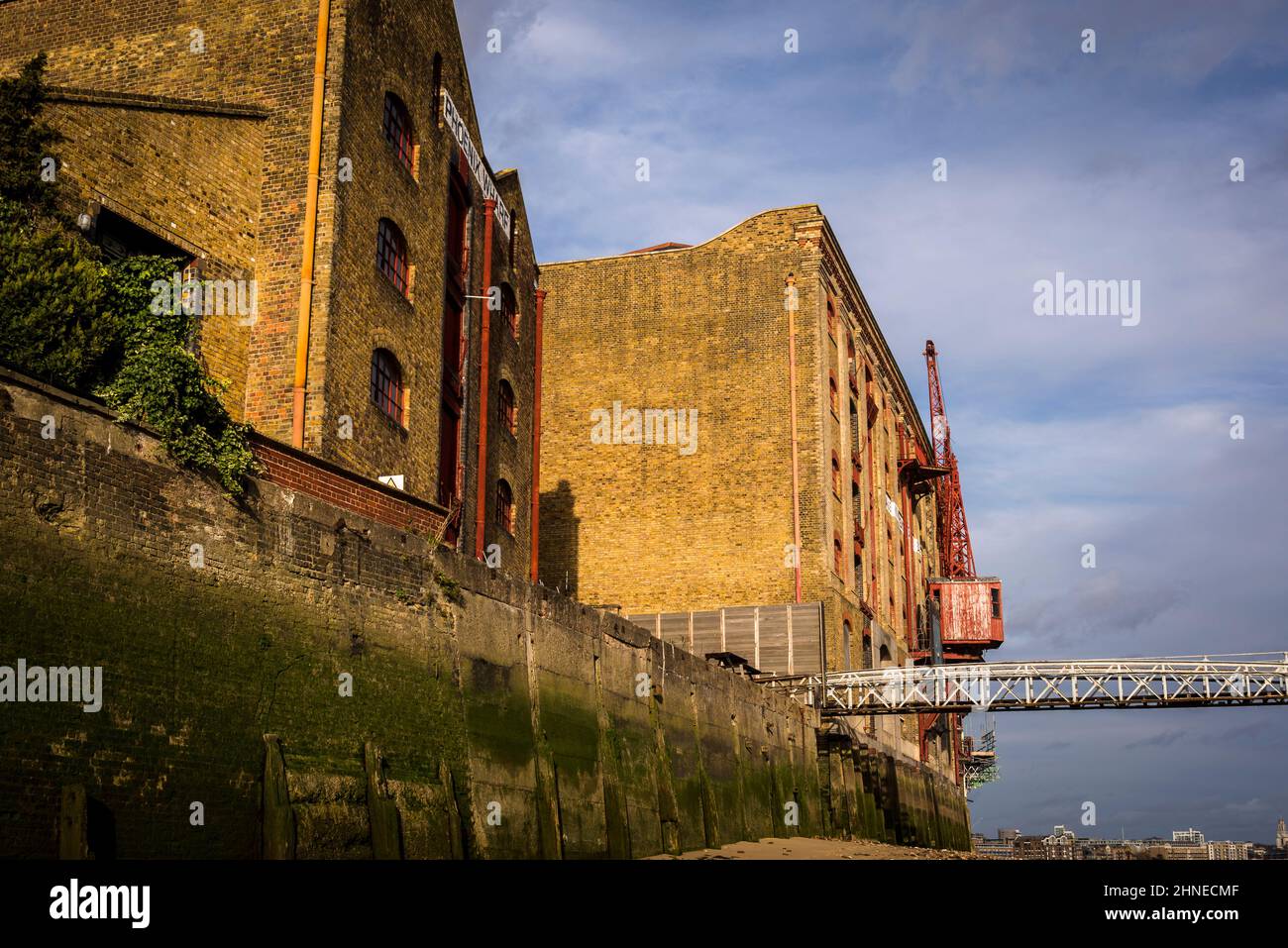 Apartments in a converted warehouse, Wapping, a redeveloped former ...