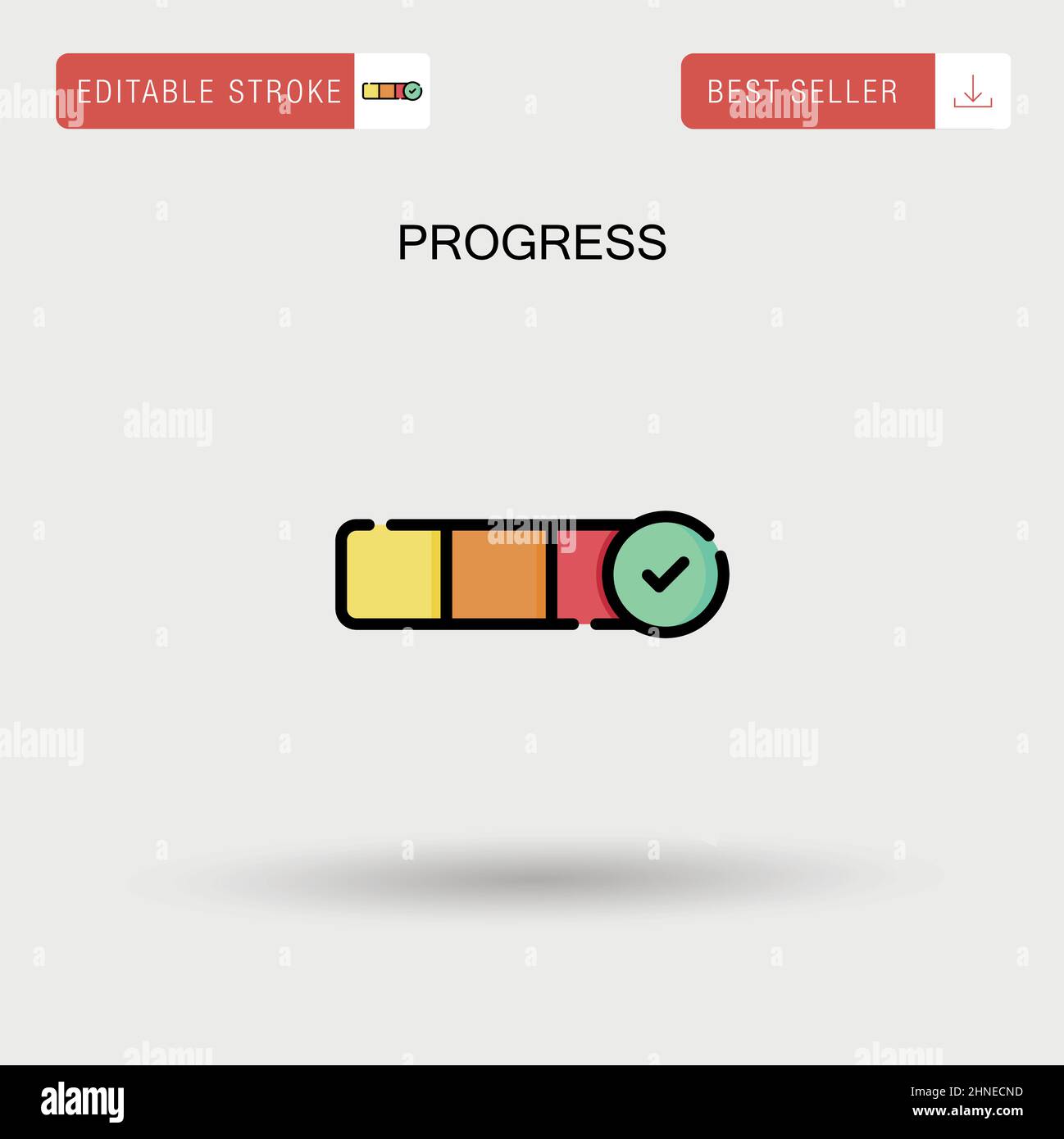 Progress Simple vector icon Stock Vector Image & Art - Alamy