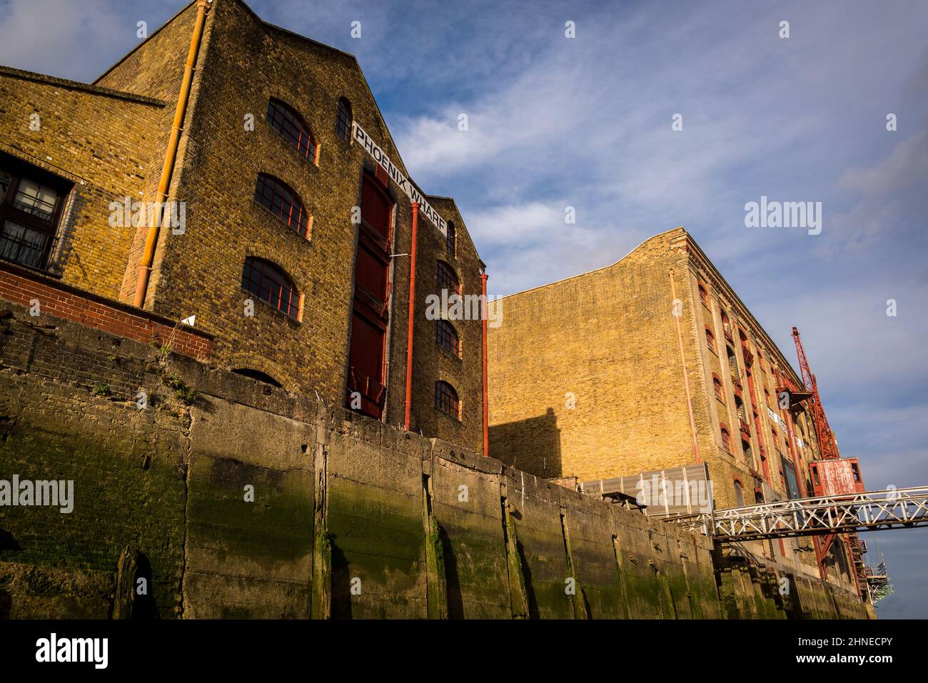 Apartments in a converted warehouse, Wapping, a redeveloped former ...