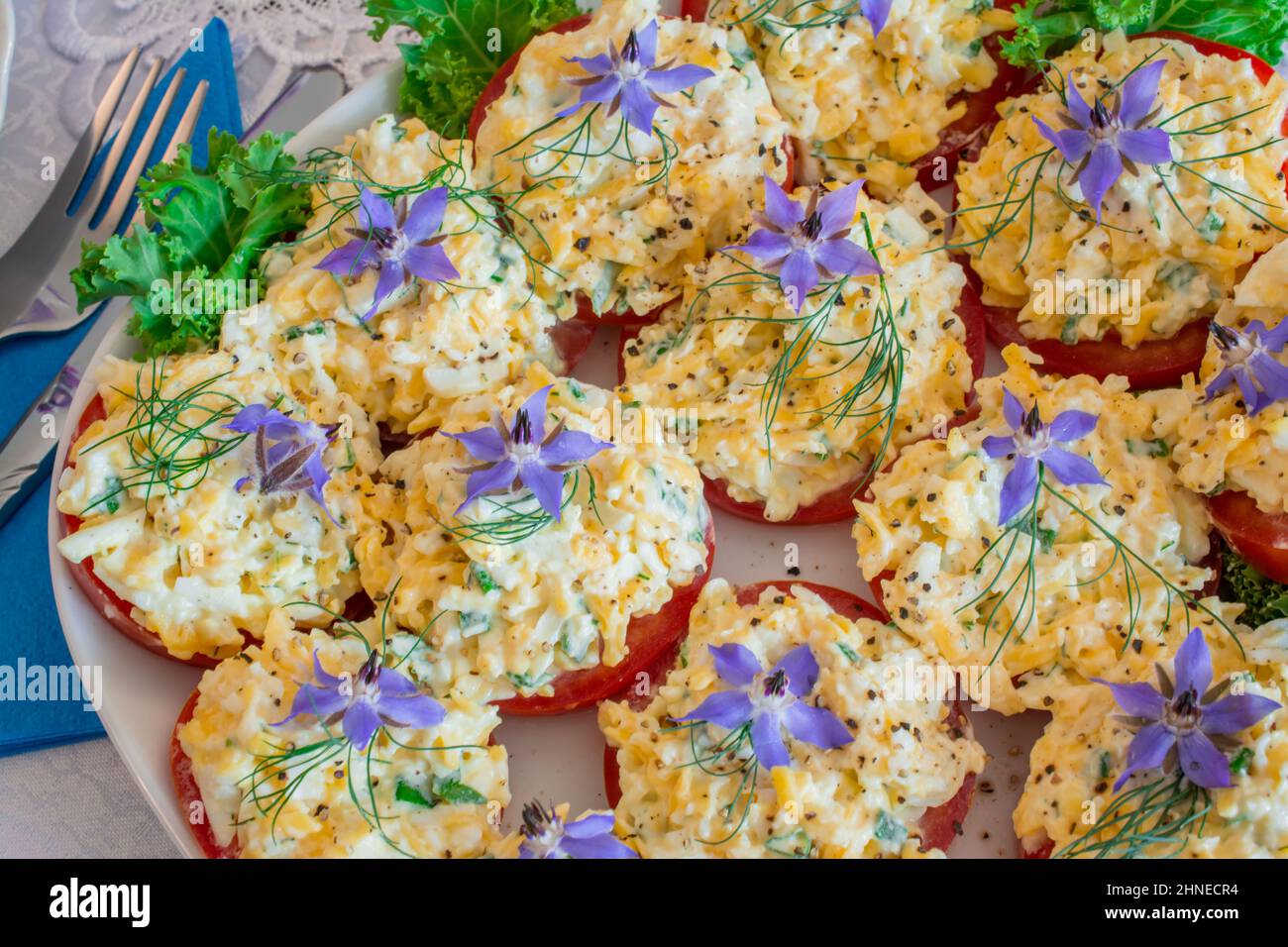 food background with party food Stock Photo - Alamy