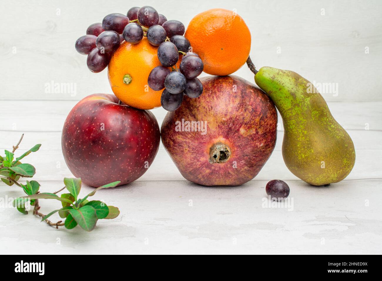 food background with fruits Stock Photo - Alamy
