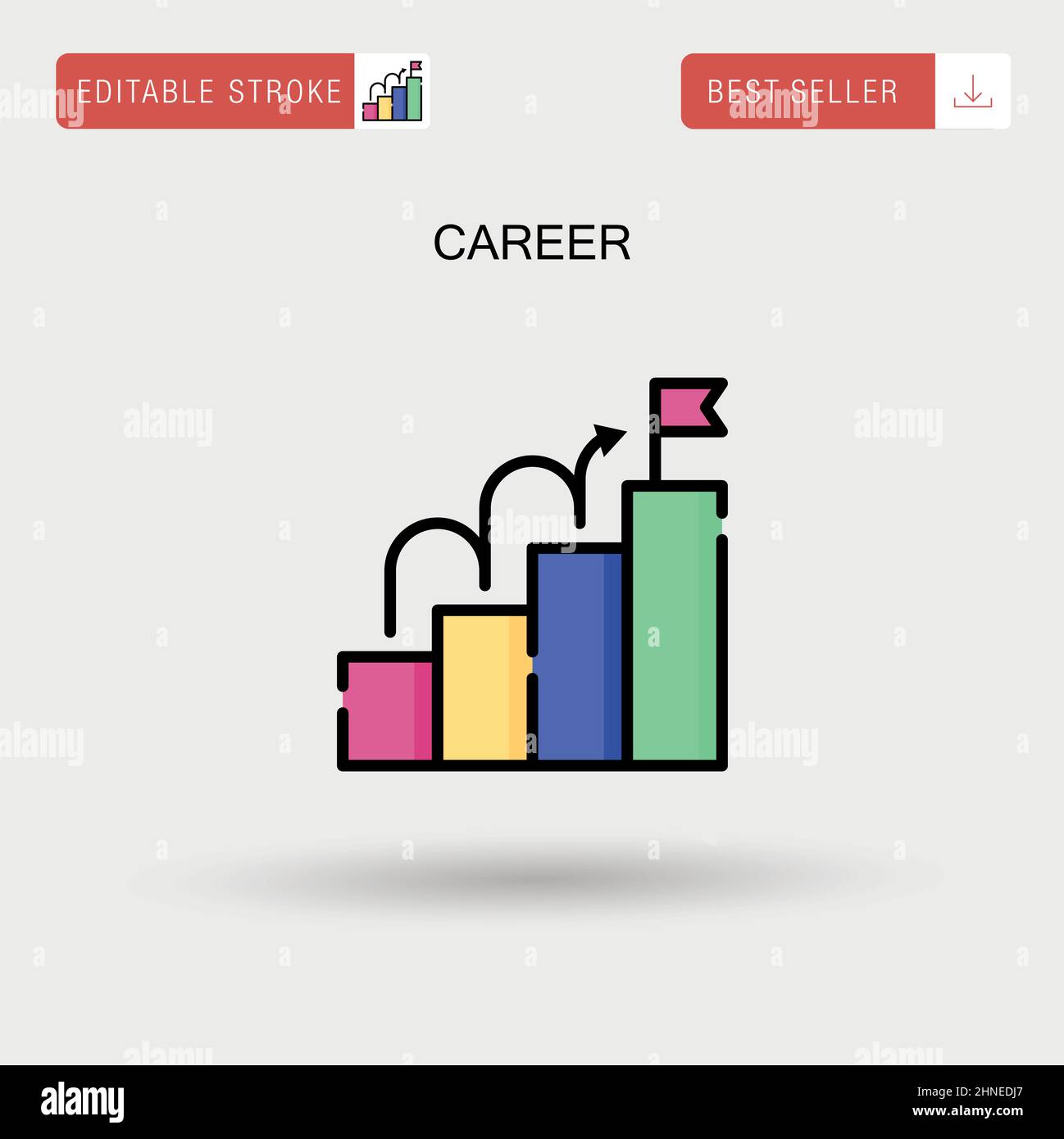 Career Simple vector icon Stock Vector Image & Art - Alamy