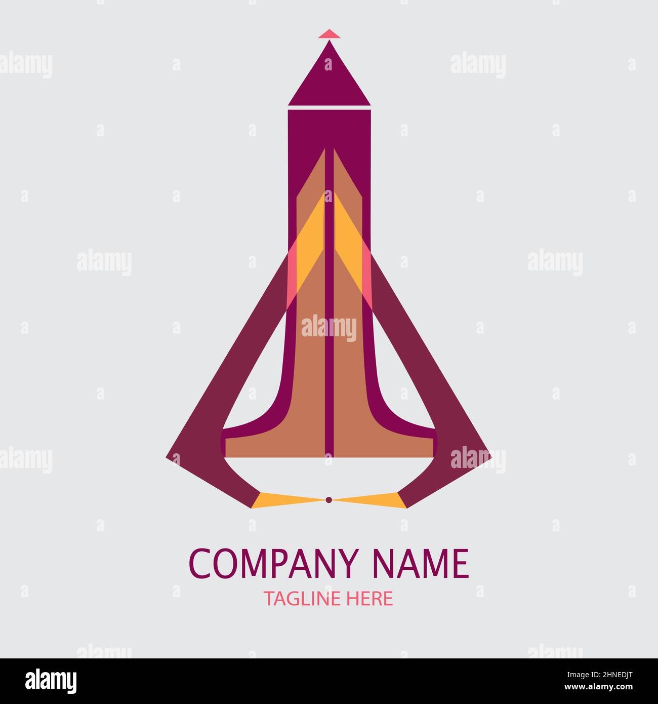 Future and technology concept vector logo, modern symbolic logo ...