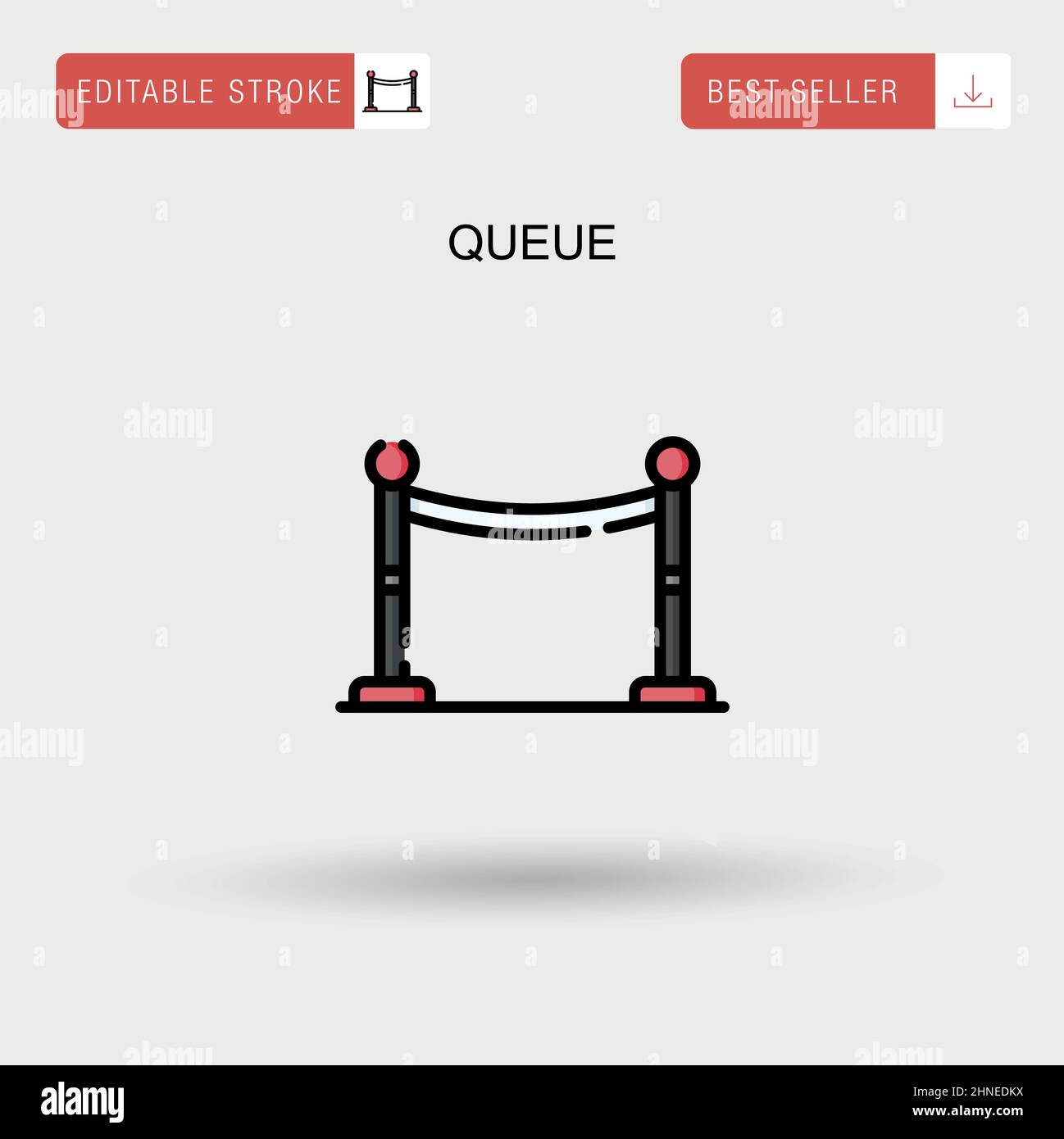 Woman women female line queue waiting Stock Vector Images - Alamy