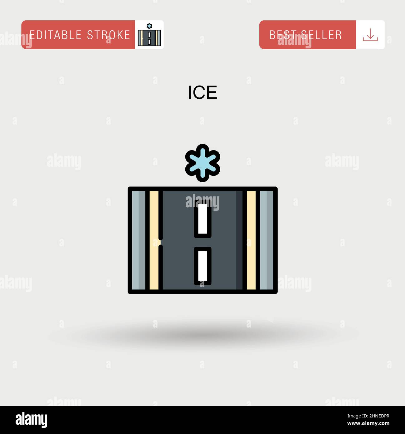 Ice Simple vector icon Stock Vector Image & Art - Alamy