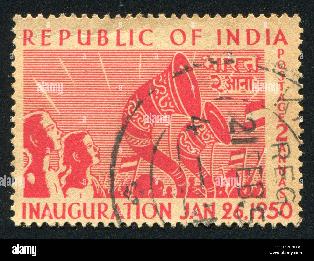 India flag 1950 hi-res stock photography and images - Alamy