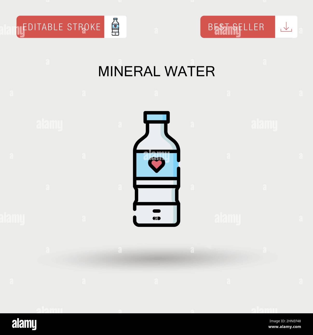 Mineral drink Stock Vector Images - Alamy
