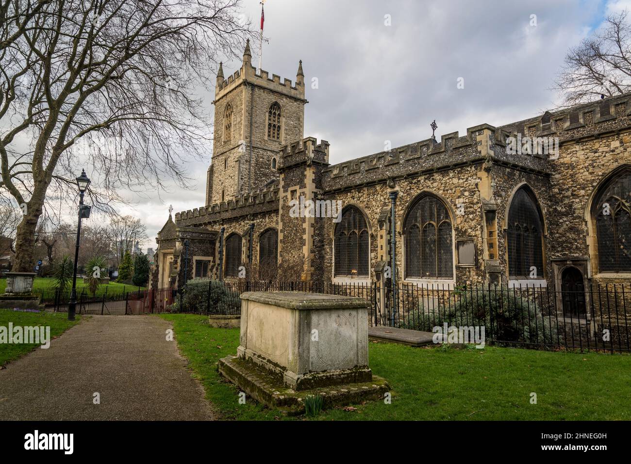 St Dunstan & All Saints Church, an Anglican Church which stands on a ...