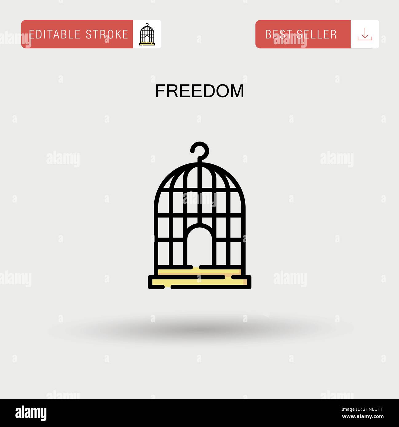 Freedom Simple vector icon Stock Vector Image & Art - Alamy