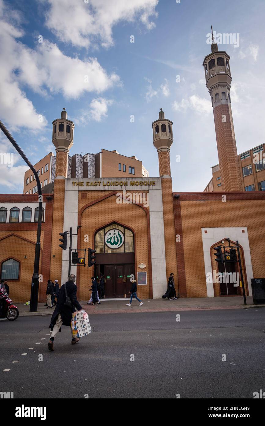 East London Mosque, Built in1985, Whitechapel Road, Tower Hamlets ...