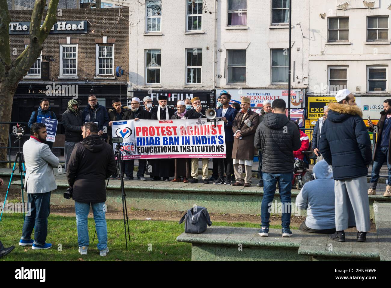 Sharia demonstration whitechapel hi-res stock photography and images ...