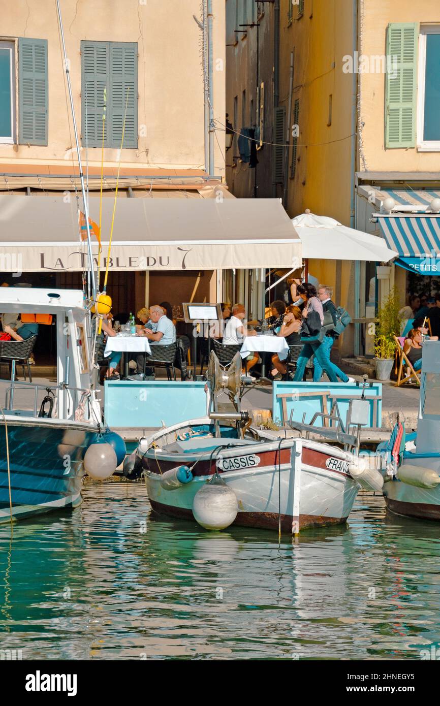 view of the port of cassis in France Stock Photo - Alamy