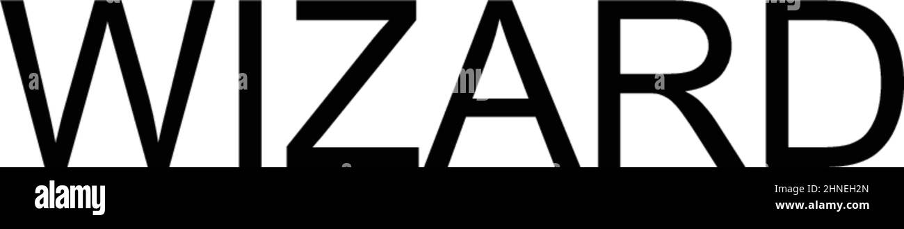 Wizard Simple vector icon. Illustration symbol design template for web ...