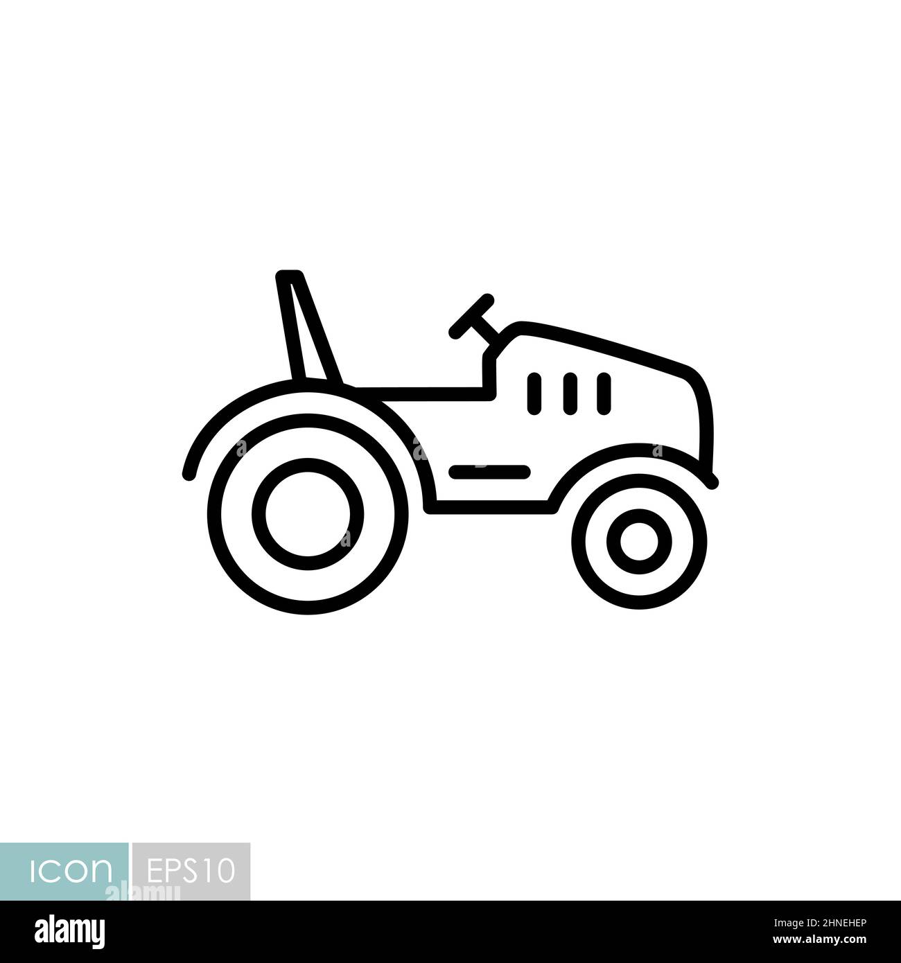 Tractor icon. Farmer machine. Agriculture sign. Graph symbol for your ...