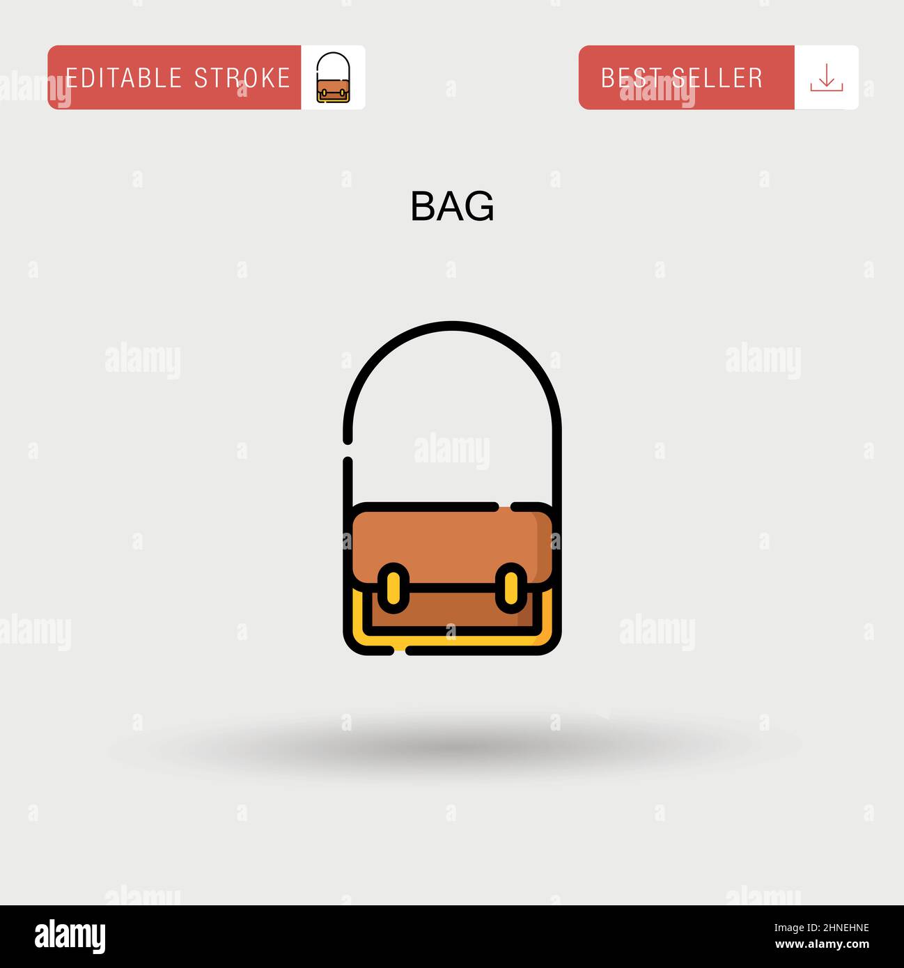 Empty handbag Stock Vector Images - Alamy