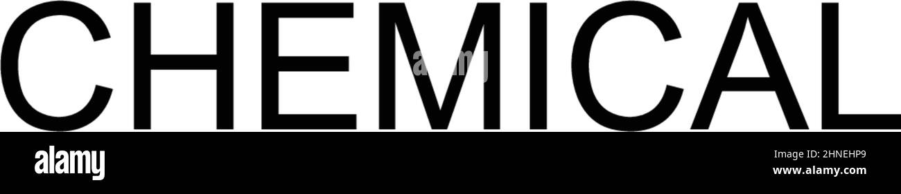 Chemical Simple vector icon. Illustration symbol design template for ...