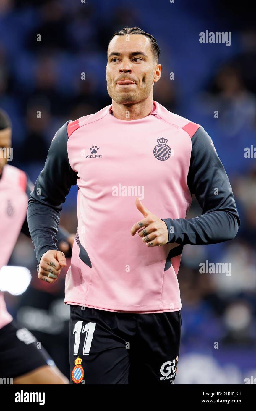 BARCELONA - FEB 13: RDT Raul De Tomas in action during the La Liga ...