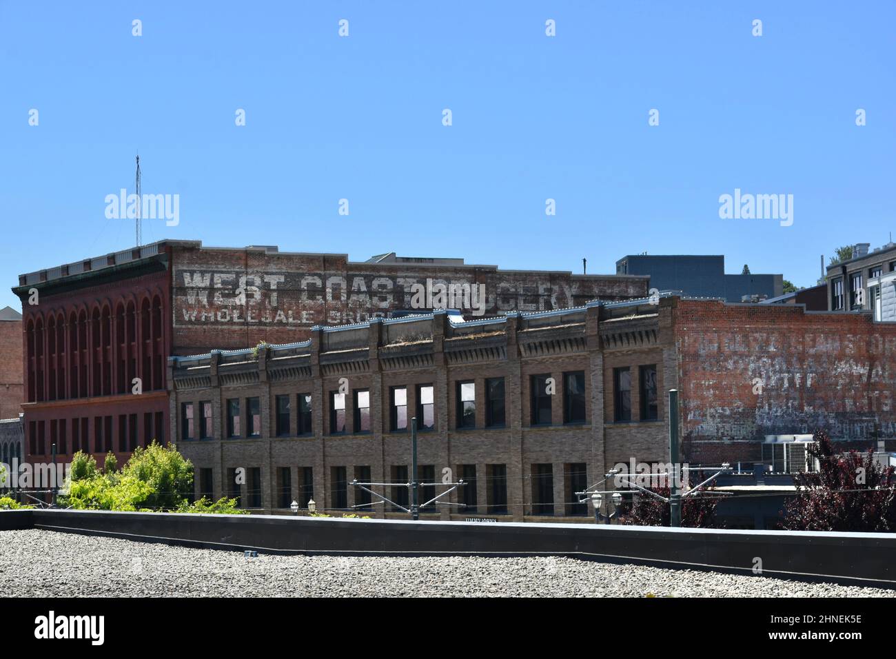 Views around downtown Tacoma, Washington featuring the Museum of Glass ...