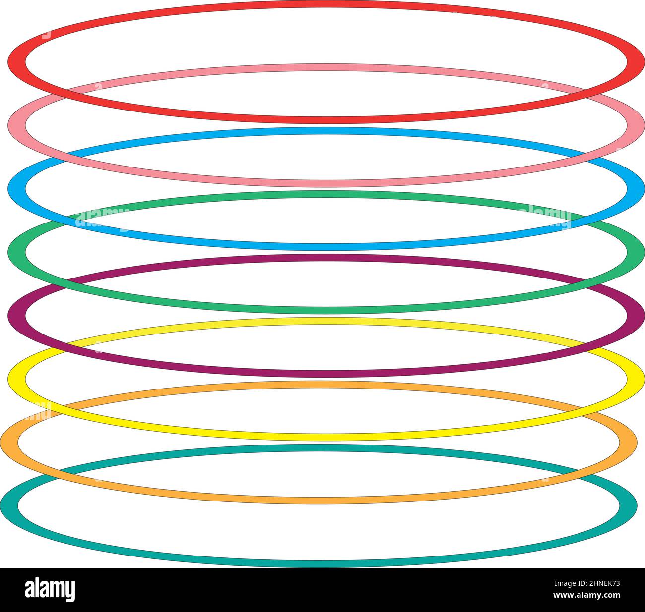 Vector graphics were created as a result of placing eight colored ...