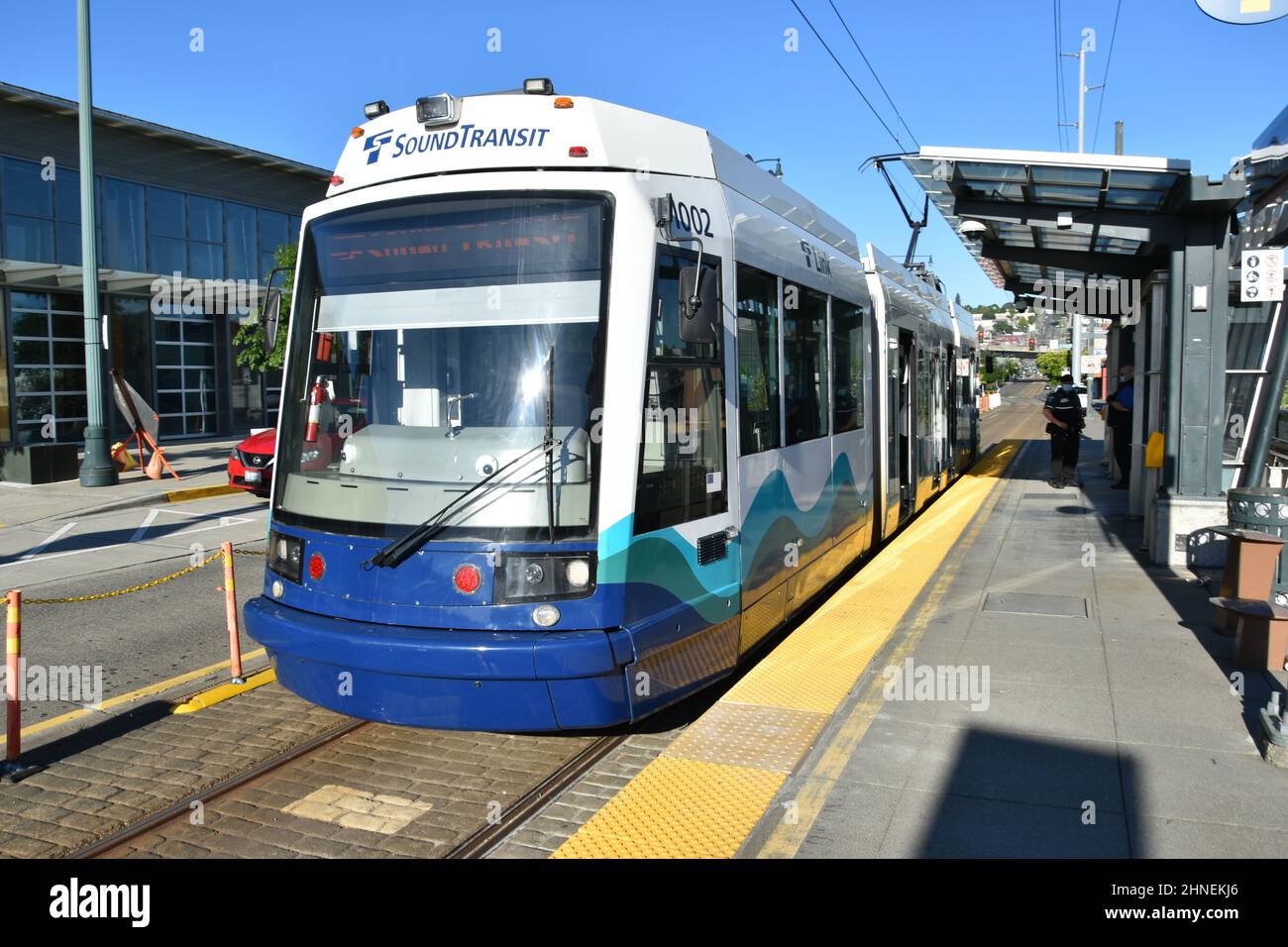 Views around downtown Tacoma, Washington featuring the Museum of Glass ...