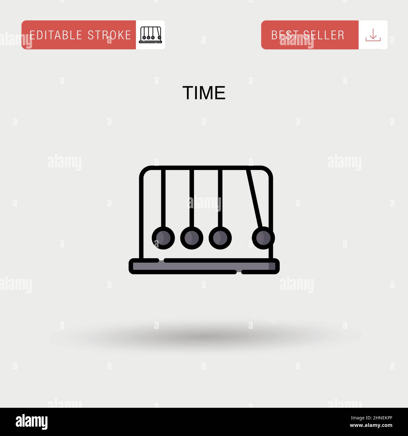 Time Simple vector icon Stock Vector Image & Art - Alamy